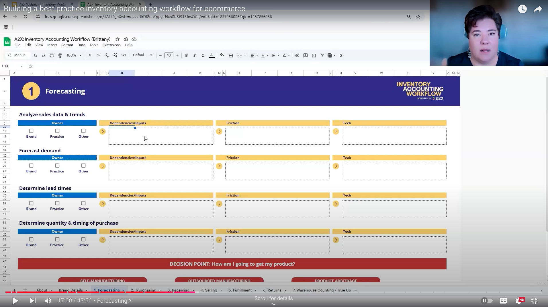 Inventory Accounting Workflow Template for Ecommerce